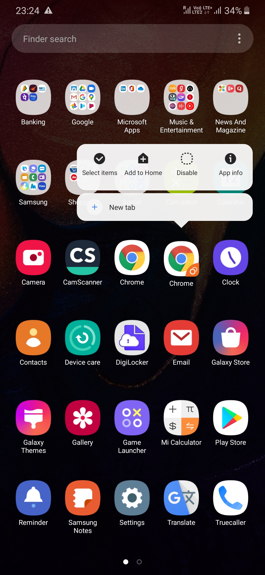 Crome Browser Has Created Dual Apps In My Phone Ac Samsung Members